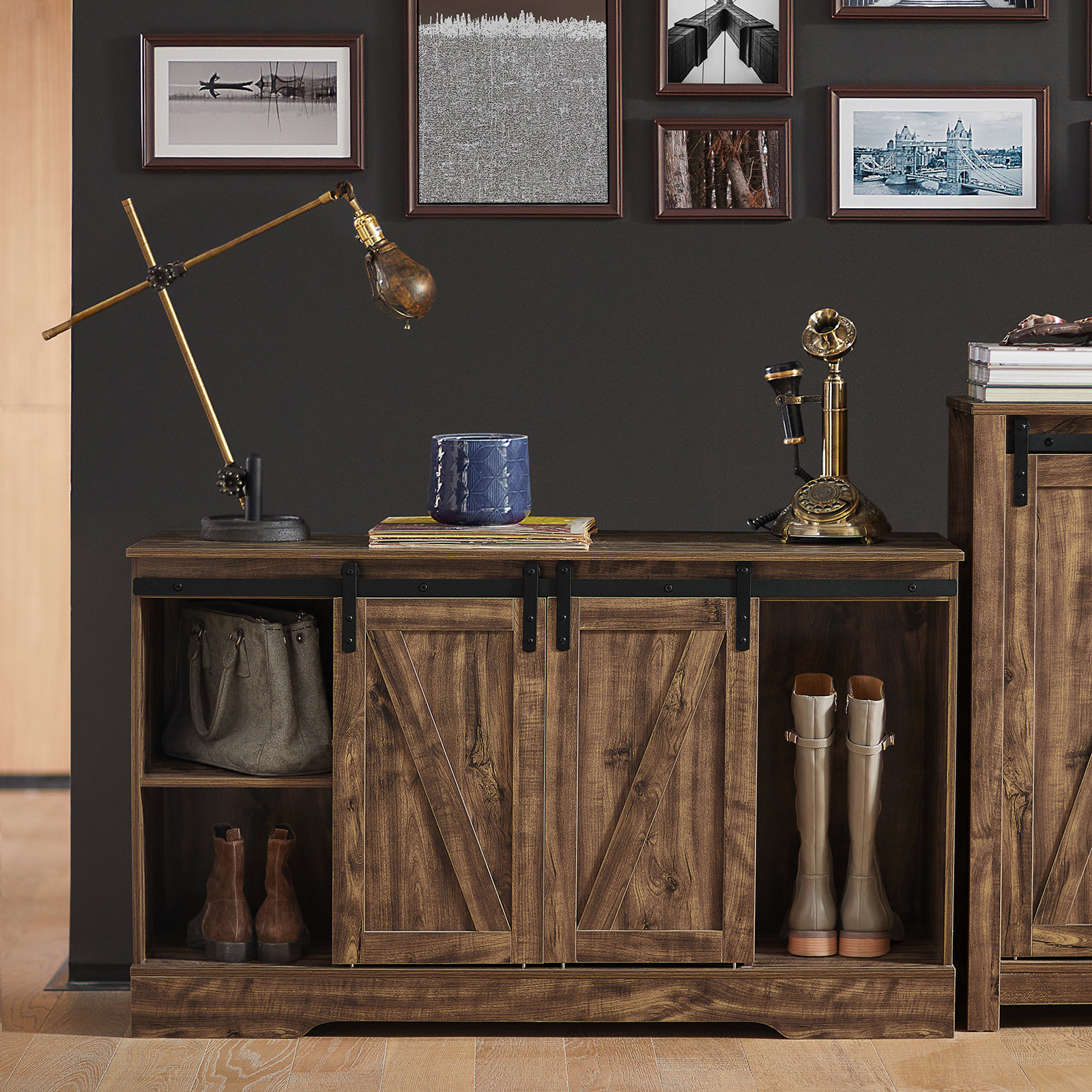 Brambly Cottage Binghampton 120 Cm Wide Credenza Reviews Wayfair